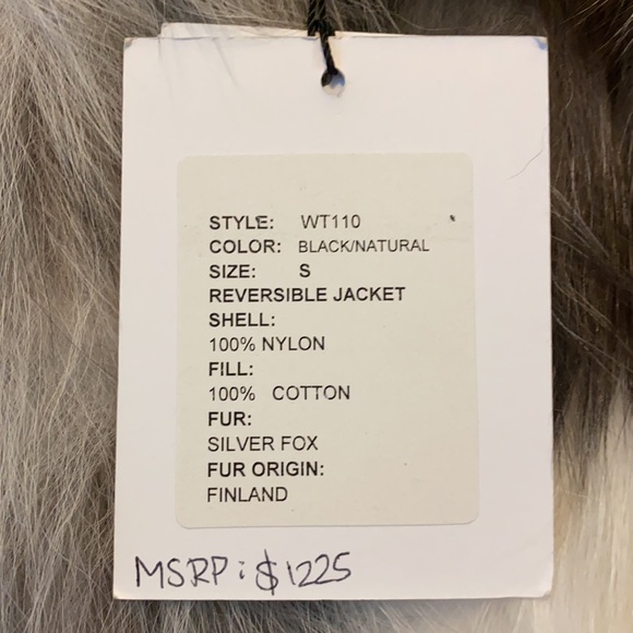 Belle Fare | Jackets & Coats | Belle Fare Reversible Fox Fur Jacket ...